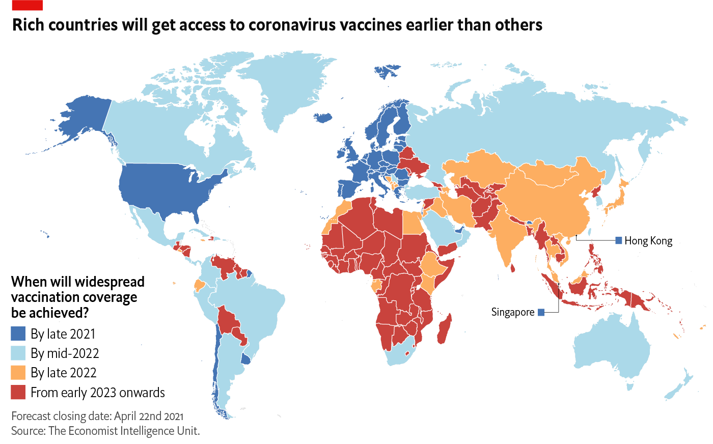 The latest vaccine rollout forecasts | Economist Intelligence Unit